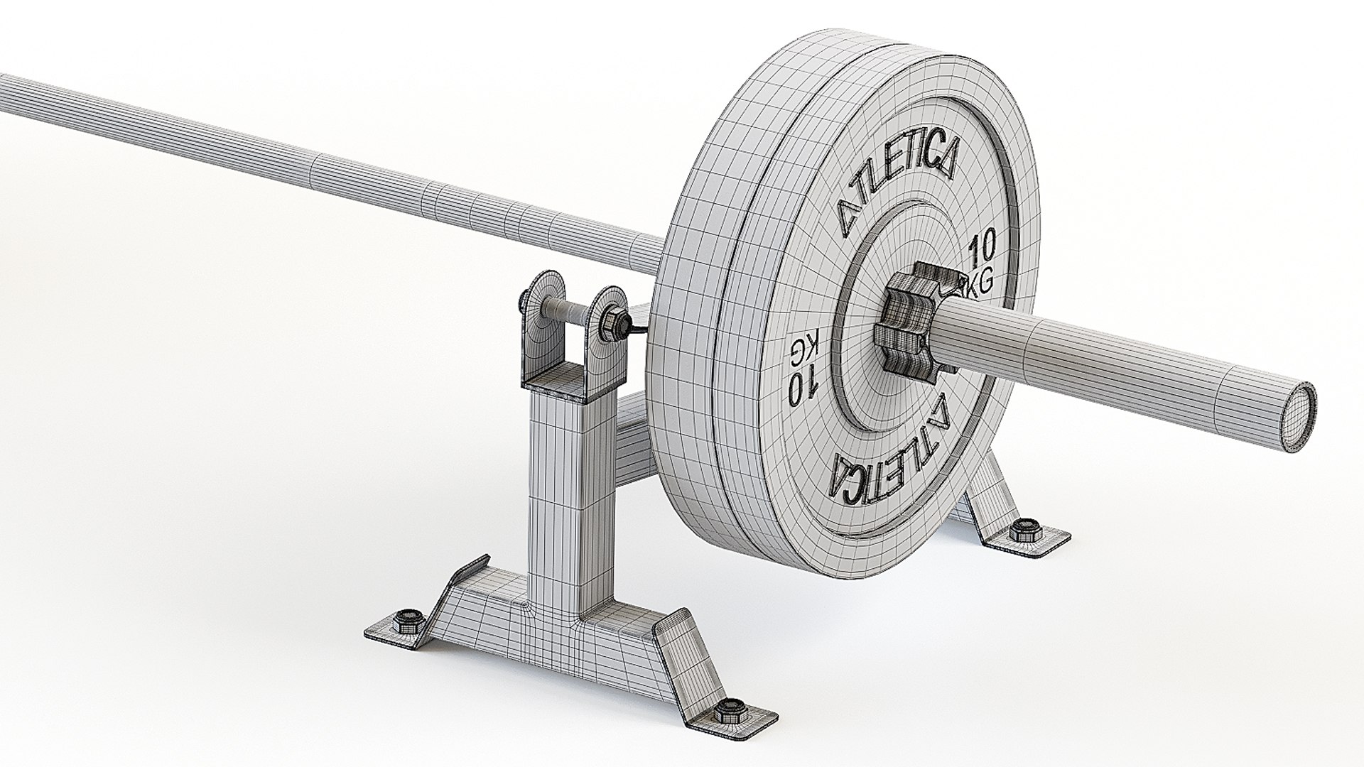 Deadlift Station Model - TurboSquid 2298513