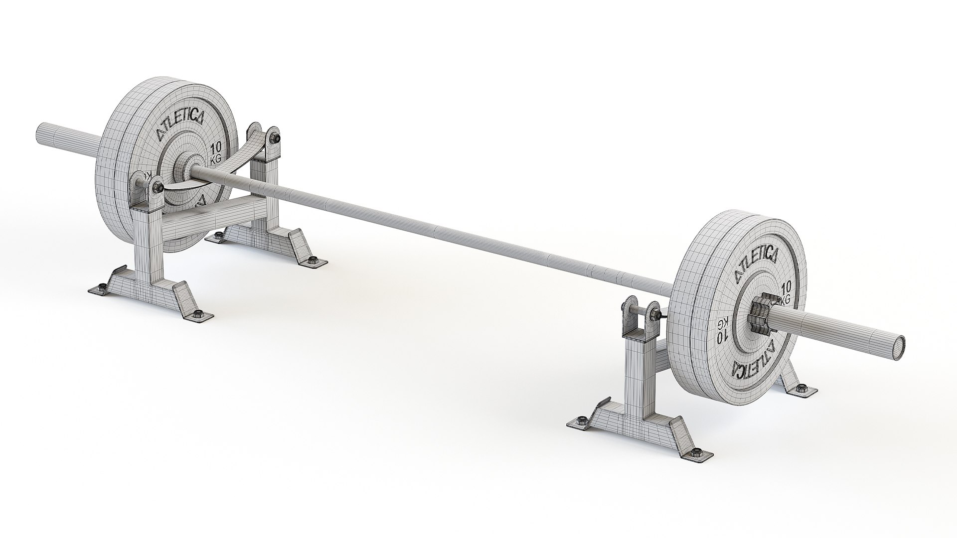 Deadlift Station Model - TurboSquid 2298513