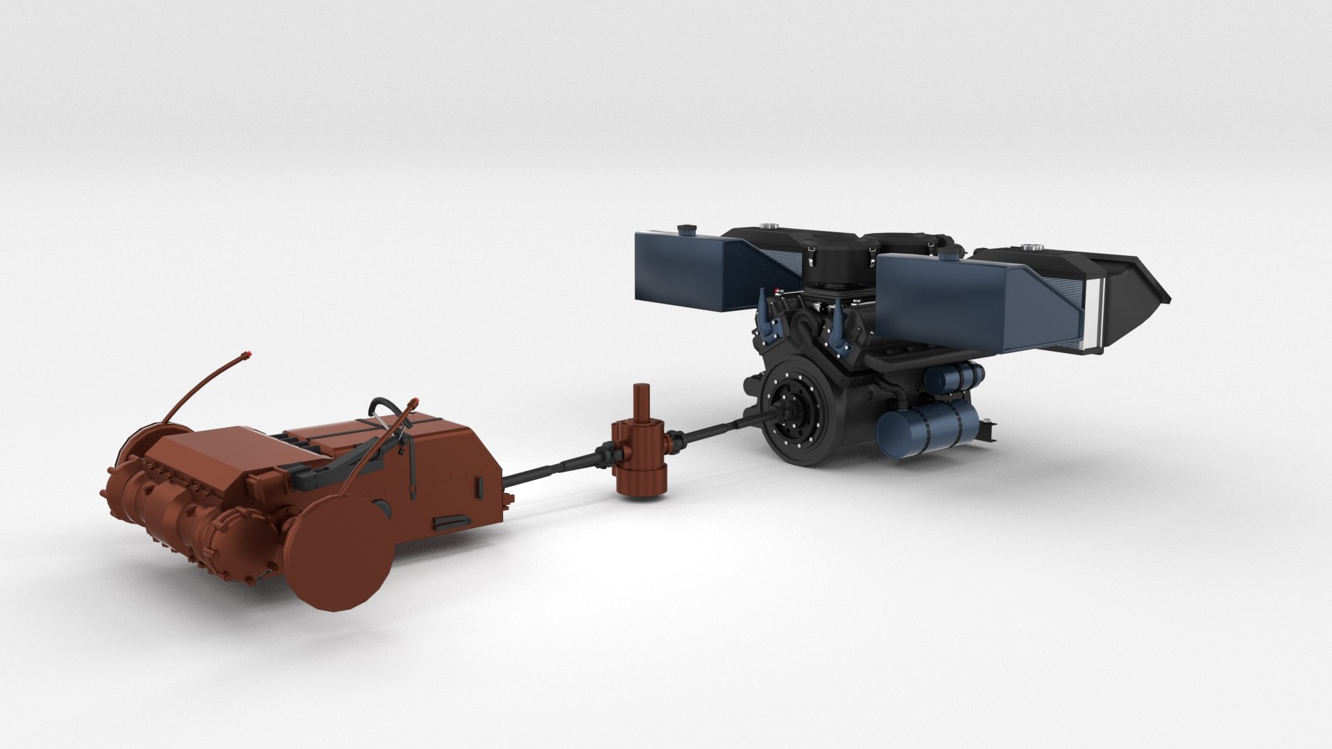 3d Model Panzerkampfwagen Tiger E Engine