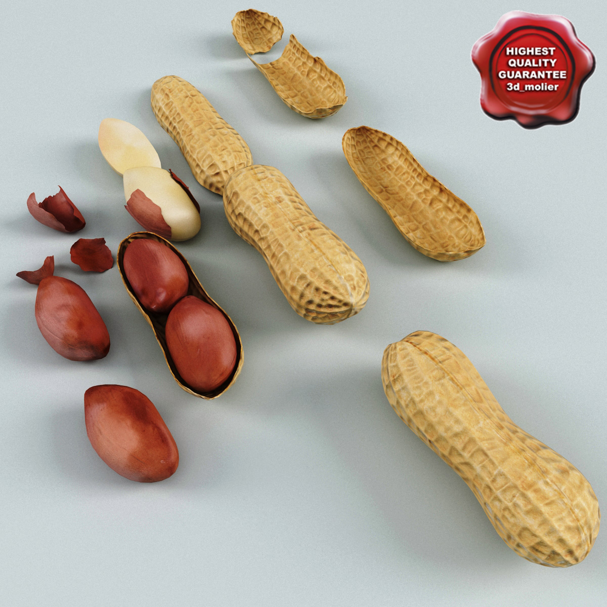 peanuts modelled open 3d max