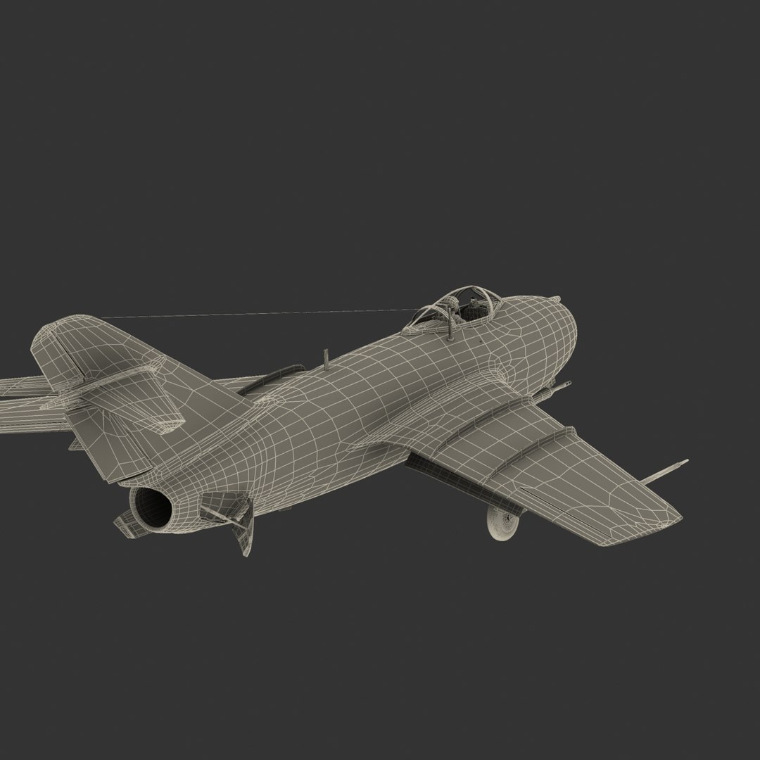 3d Mig-15 Cockpit Pilot Model