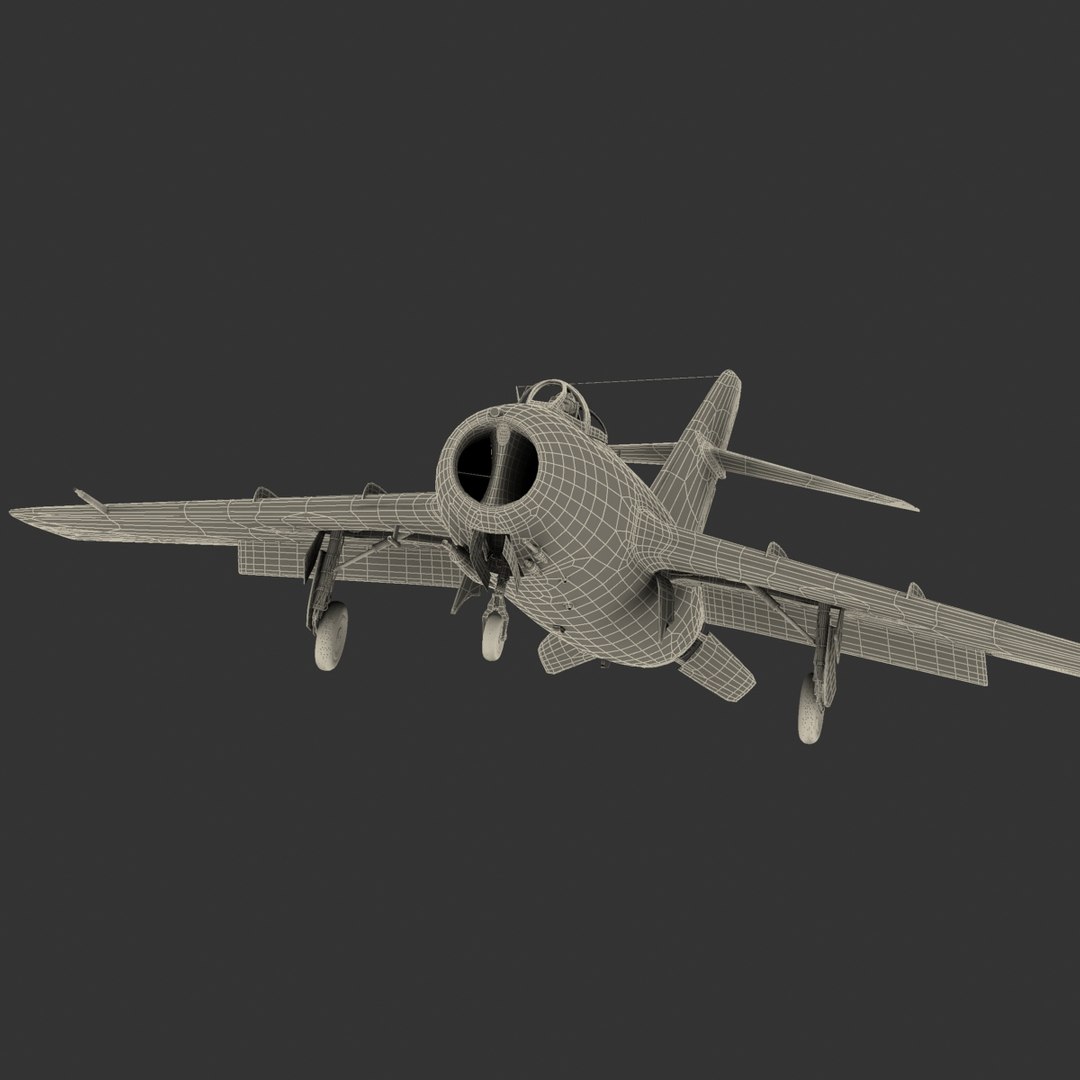 3d Mig-15 Cockpit Pilot Model