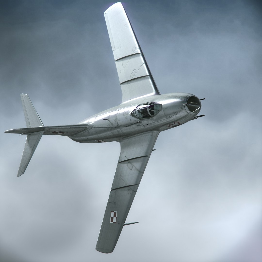 3d Mig-15 Cockpit Pilot Model