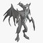 demon monster 3d obj