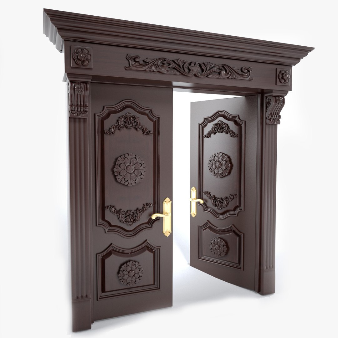 Double Door 3D model - TurboSquid 1938770