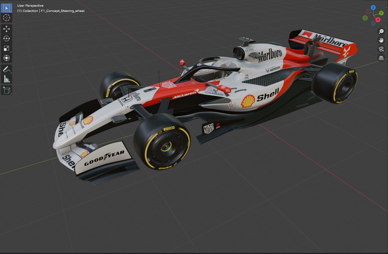 3D F1 Concept 2026 Livery Senna - TurboSquid 2320896