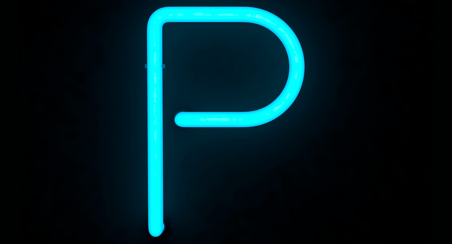 Neon letter p 3D model - TurboSquid 1633671