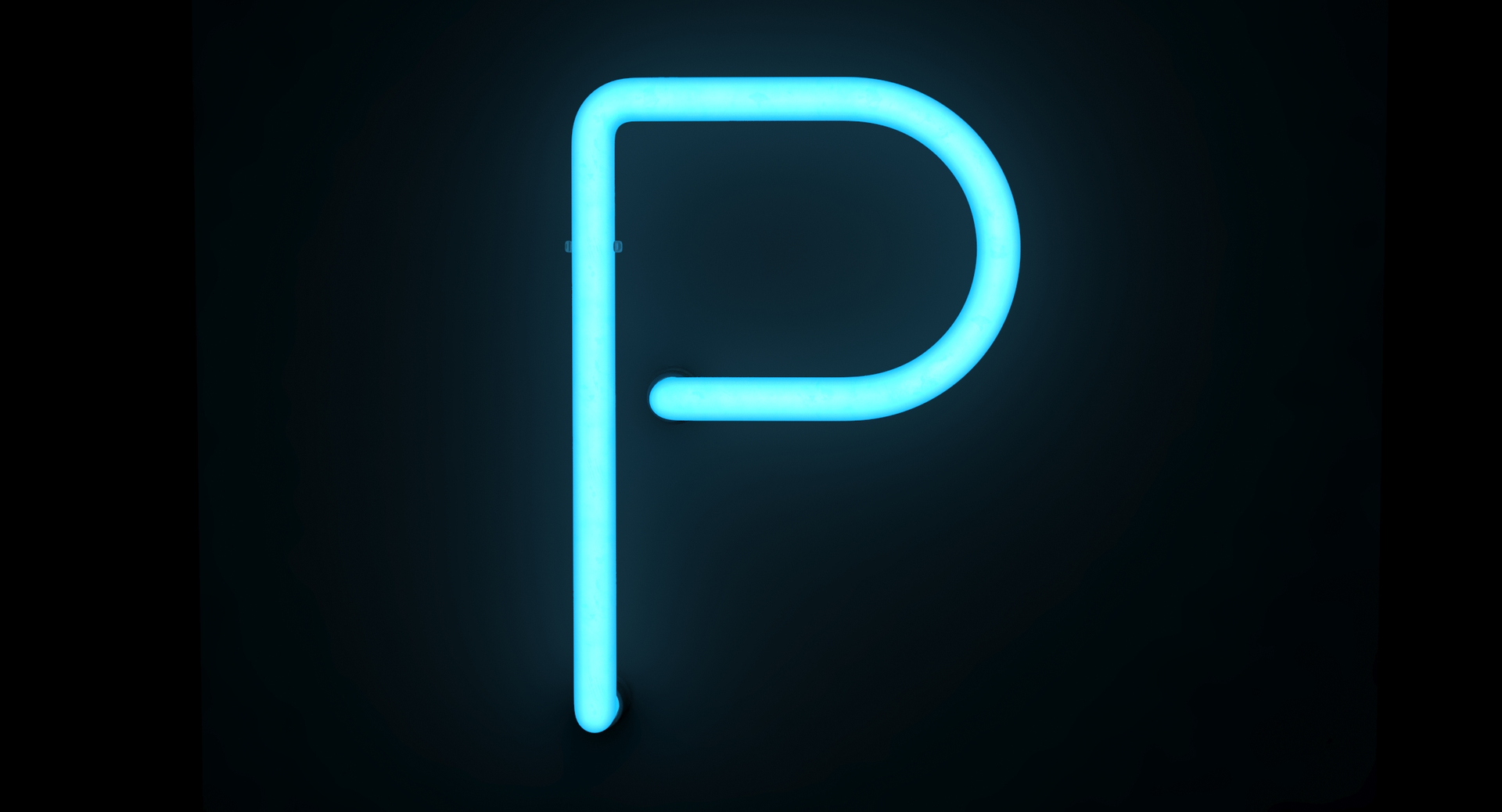 Neon Letter P 3D Model - TurboSquid 1633671