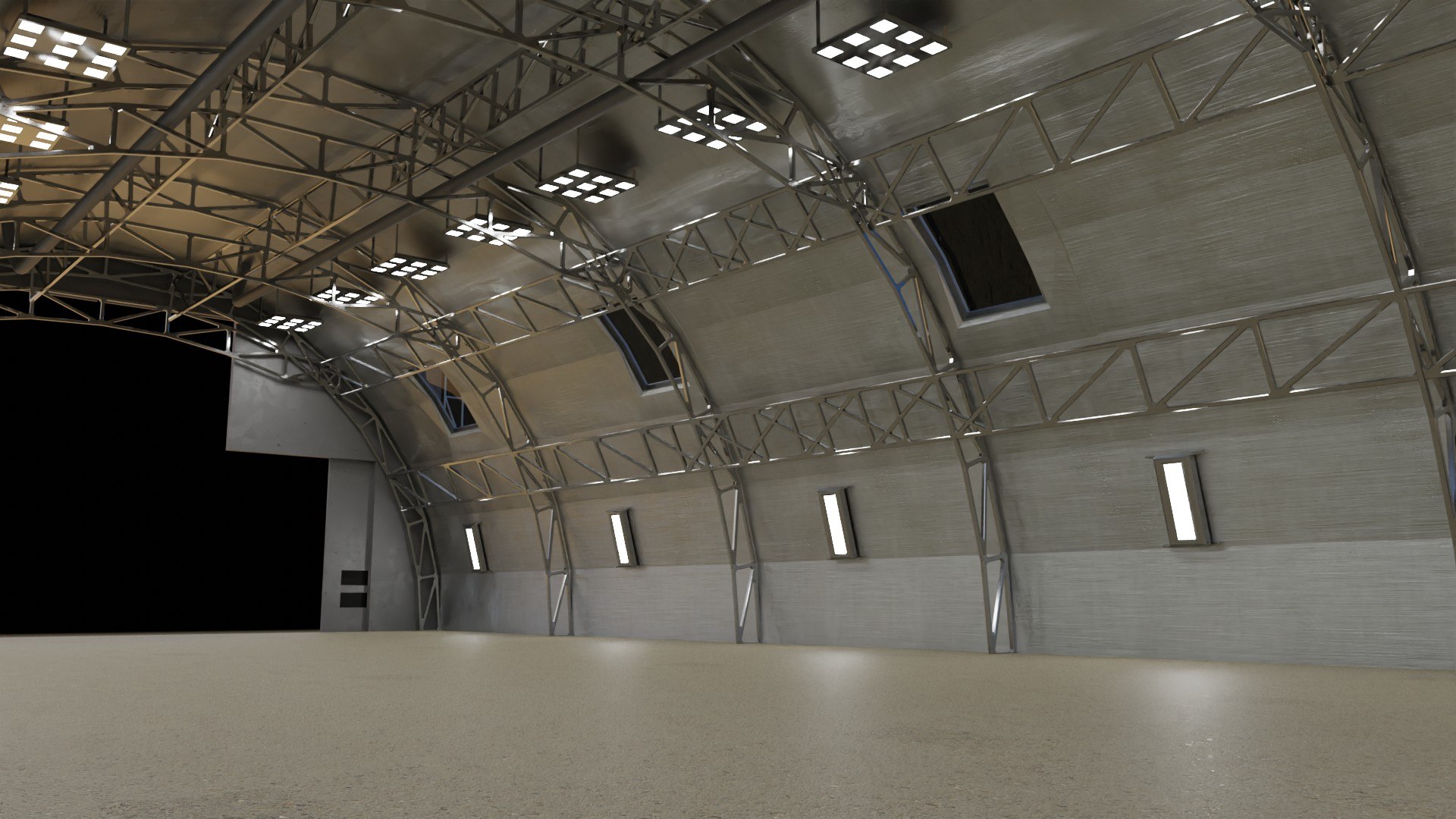 3D Aircraft Hangar - TurboSquid 1990832