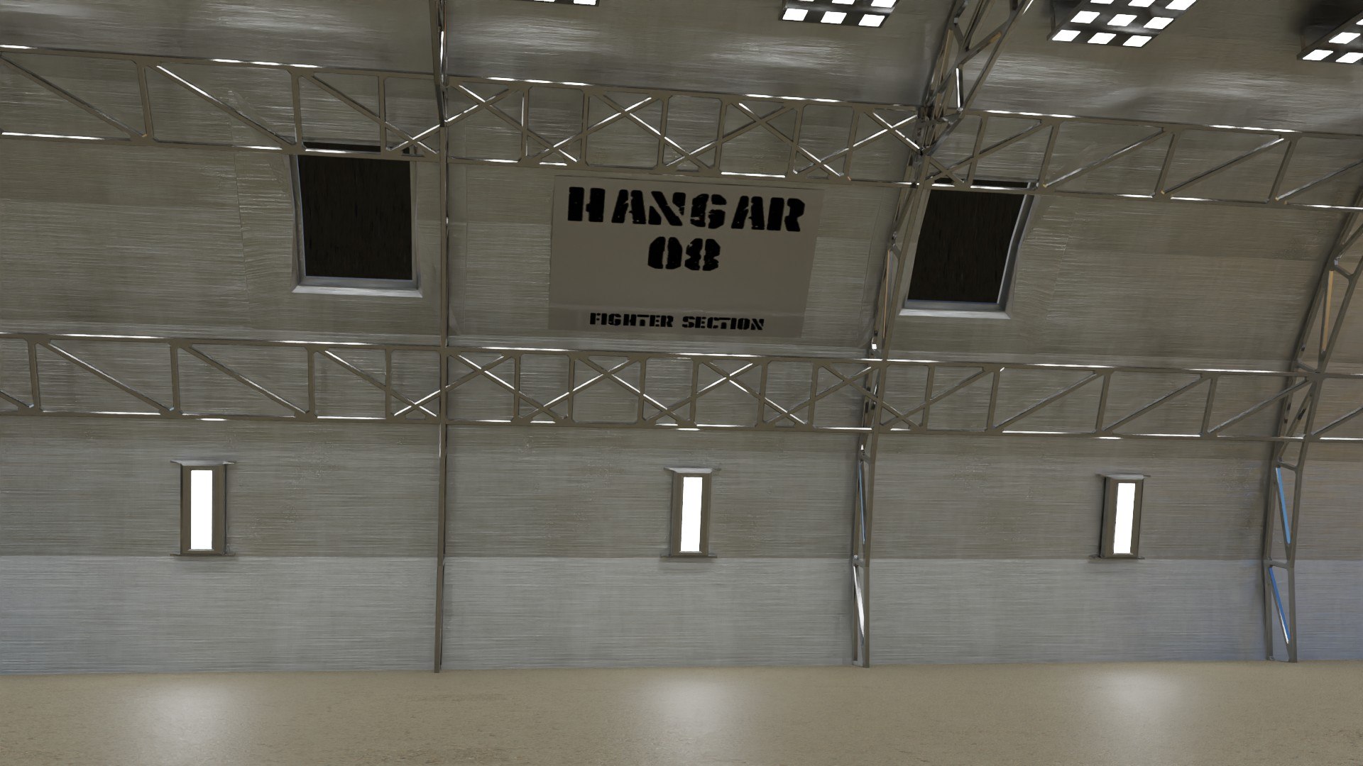 3D Aircraft Hangar - TurboSquid 1990832