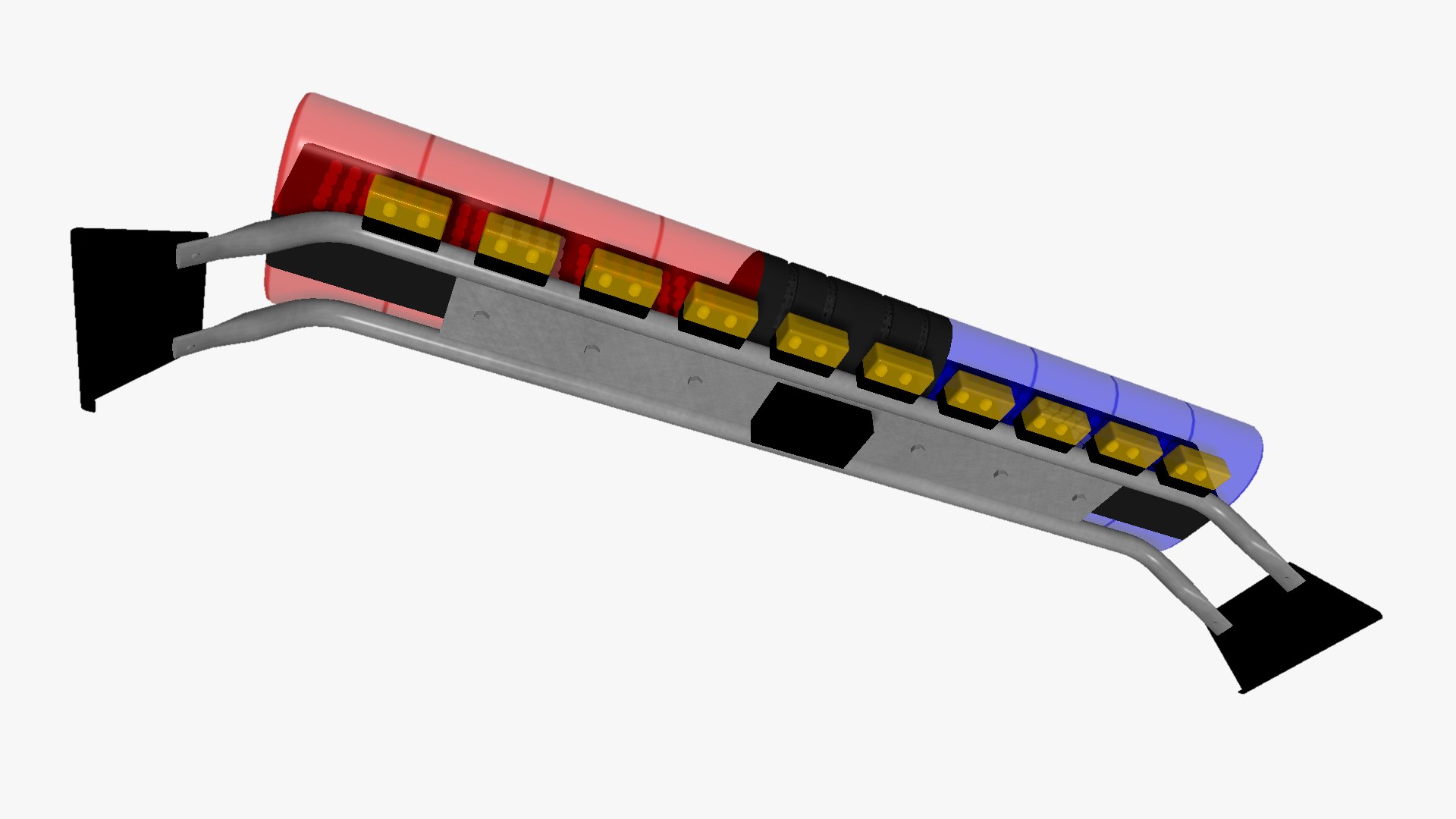 Police Car Beacon 3D Model - TurboSquid 2090409