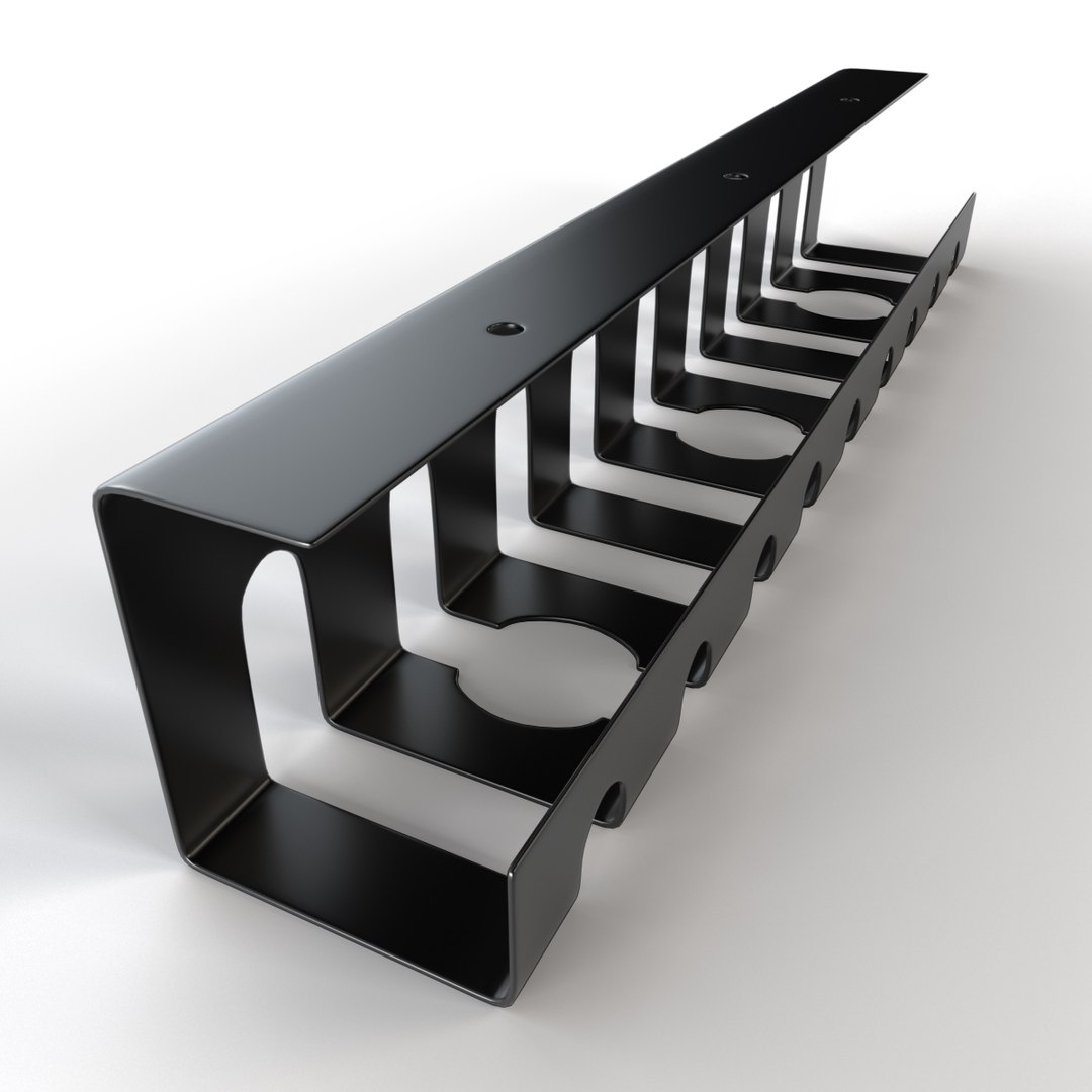 Desk Cable Duct Cable Management 3D Model - TurboSquid 1940657