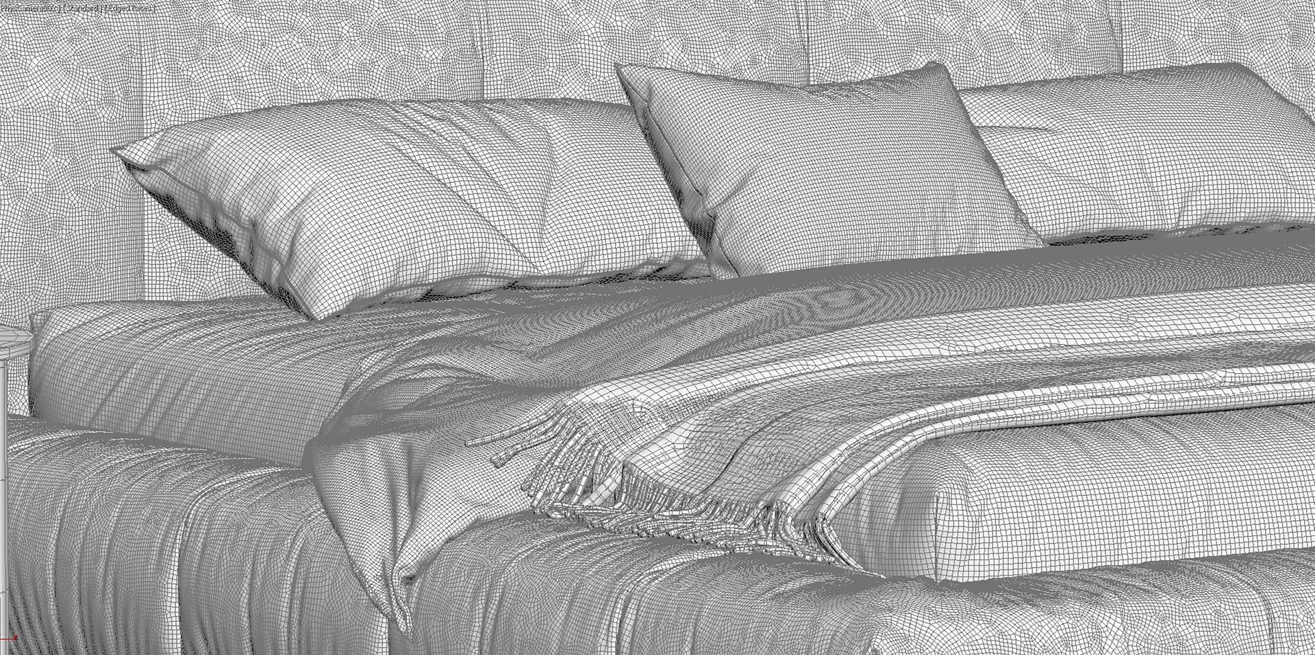 Letto Pixel Box Large Bed 3D Model - TurboSquid 2107408