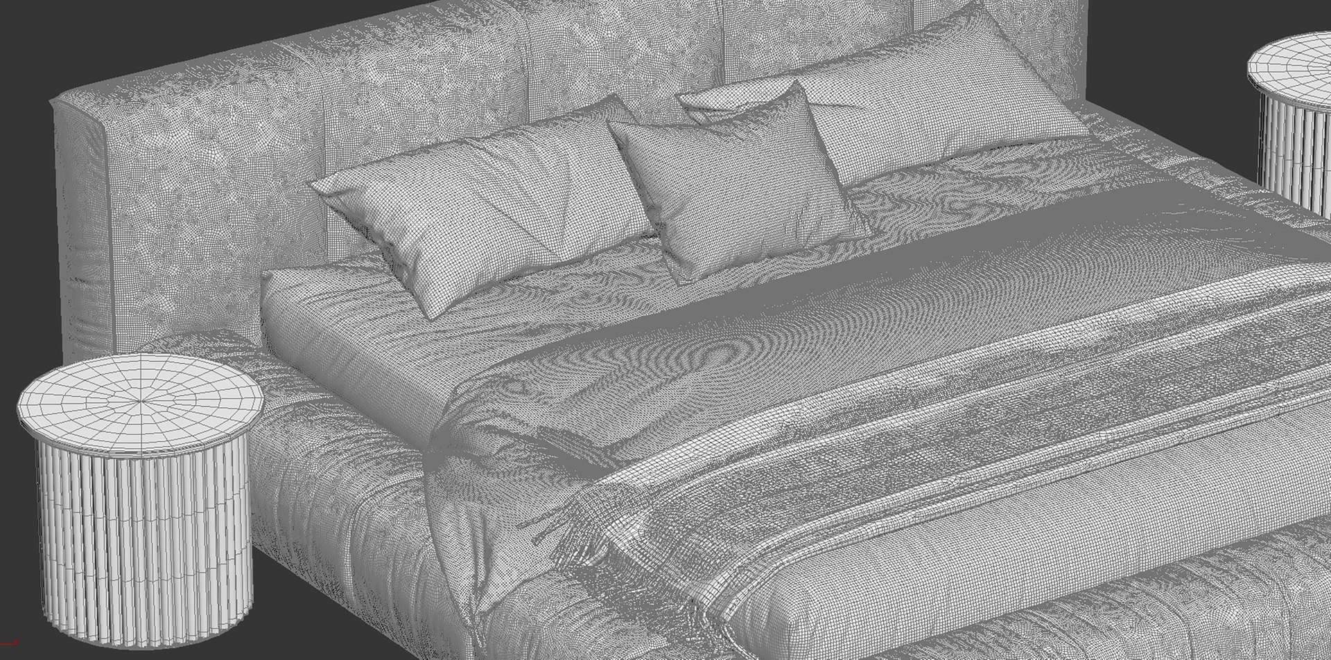 Letto Pixel Box Large Bed 3D Model - TurboSquid 2107408