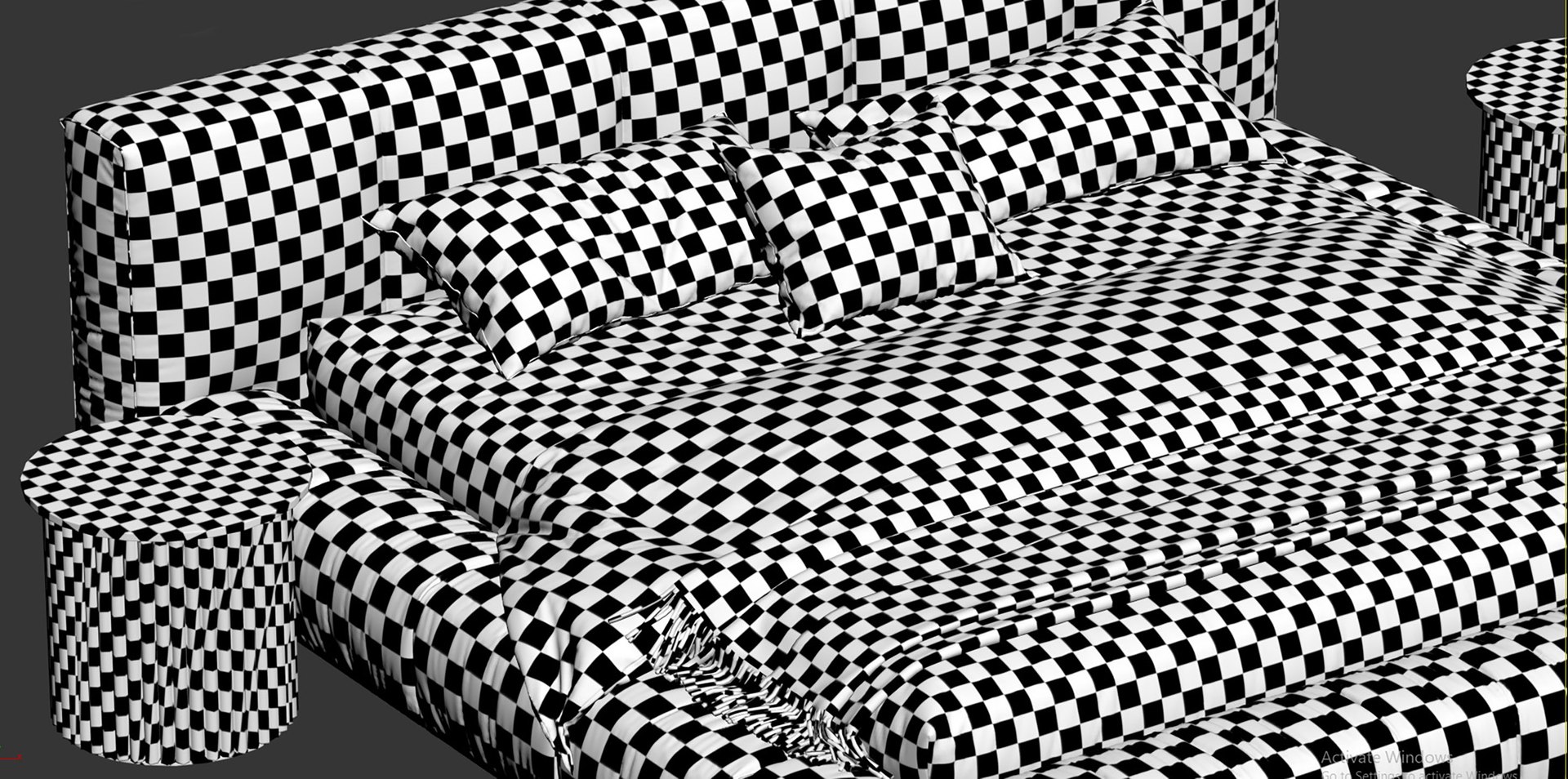 Letto Pixel Box Large Bed 3D Model - TurboSquid 2107408