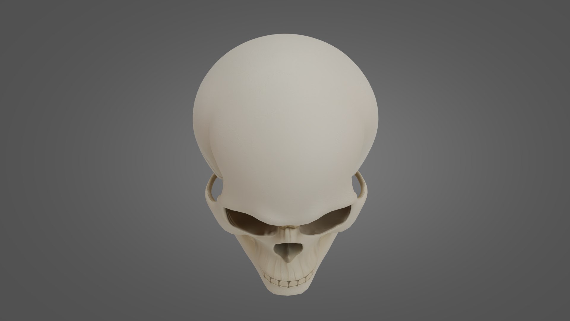 3D Low-Poly Human Skull - TurboSquid 2252030