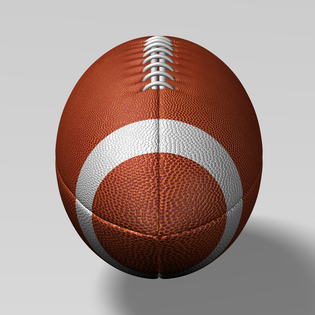 3d football ball model