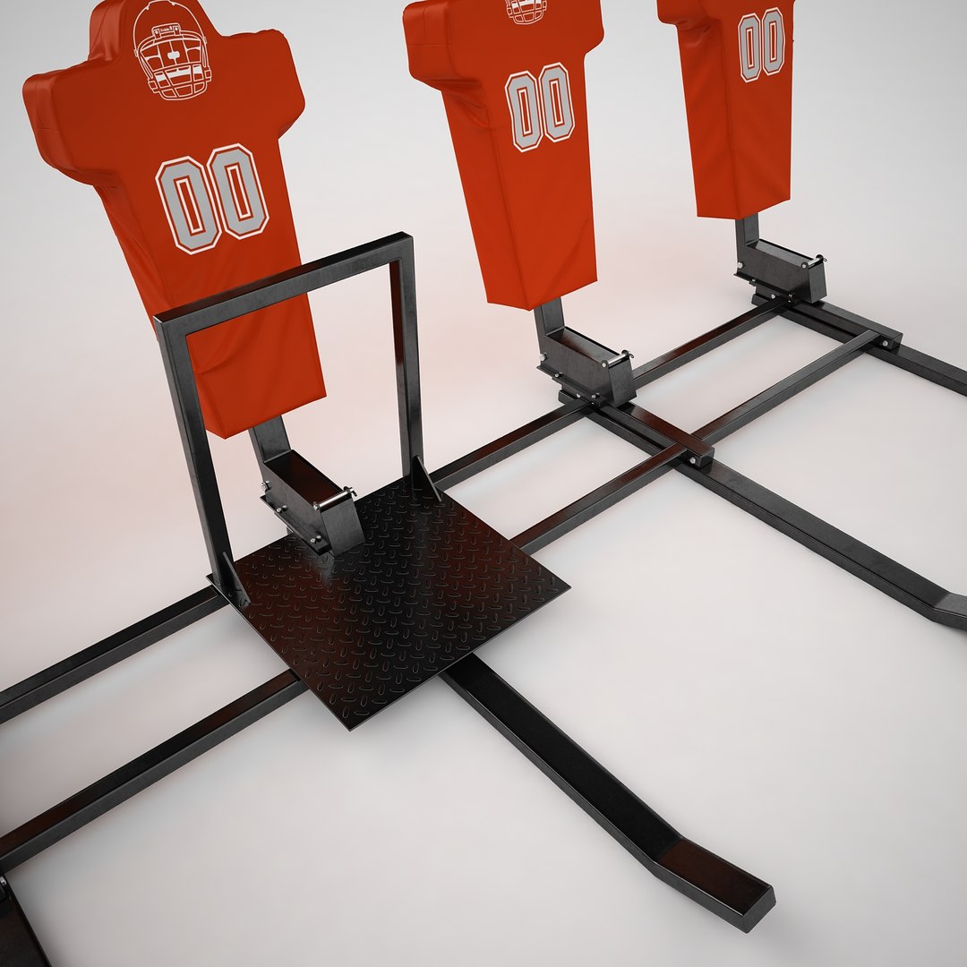 3d model football dummy training