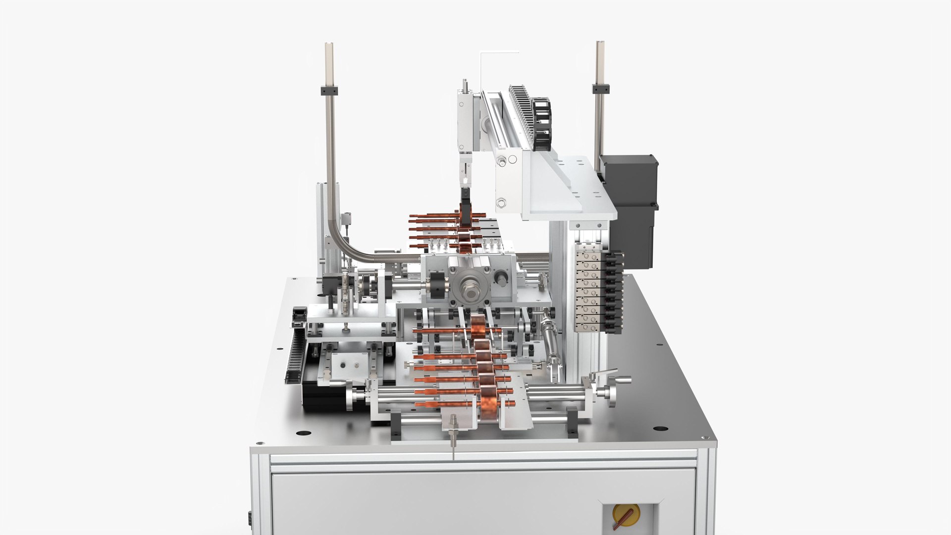 3D Model Spring And Anti-Rust Oil Assembly Machine - TurboSquid 2025617