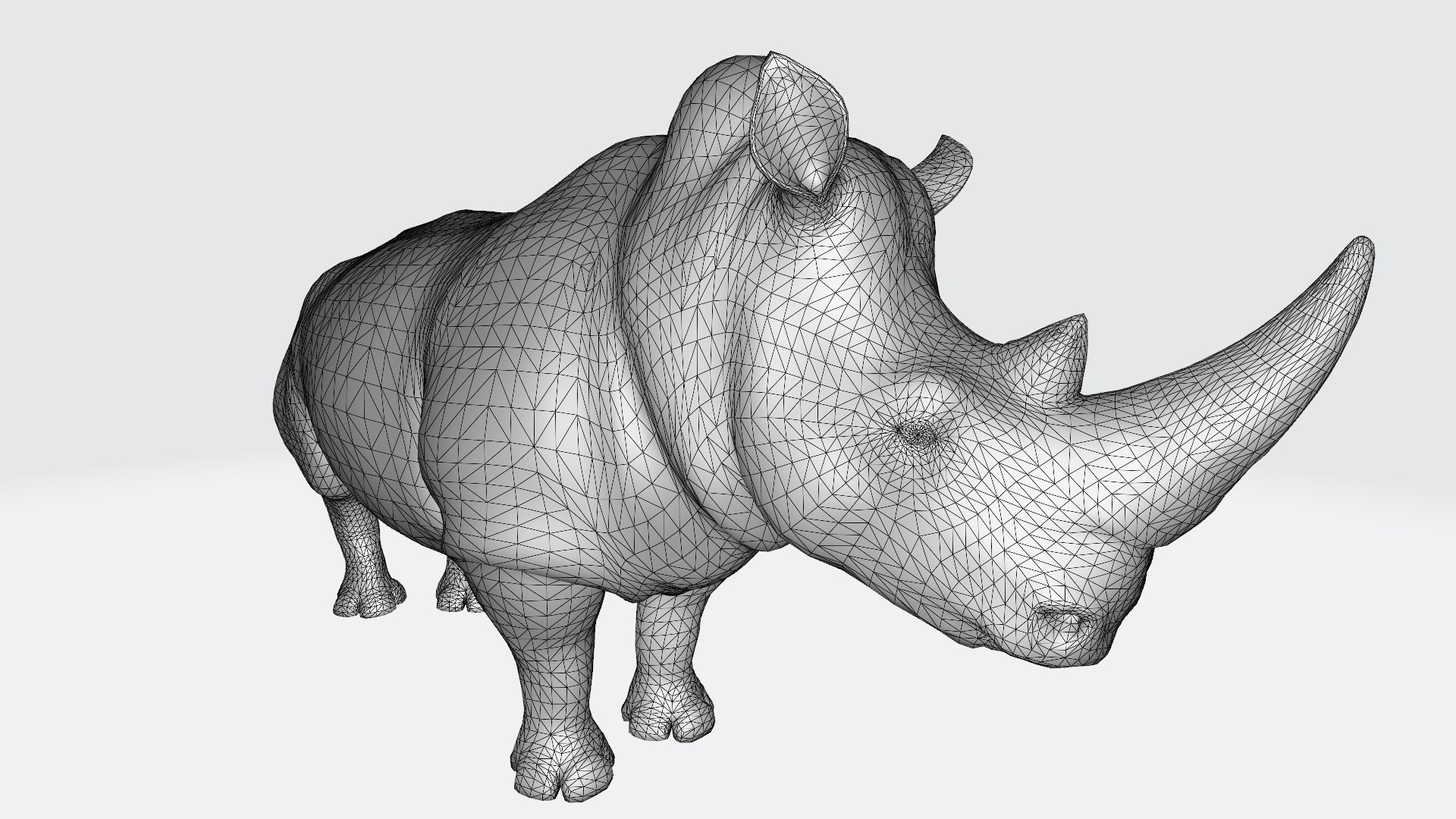 3D Model Rhino Animal 3D Model Ready To Print - TurboSquid 2285541