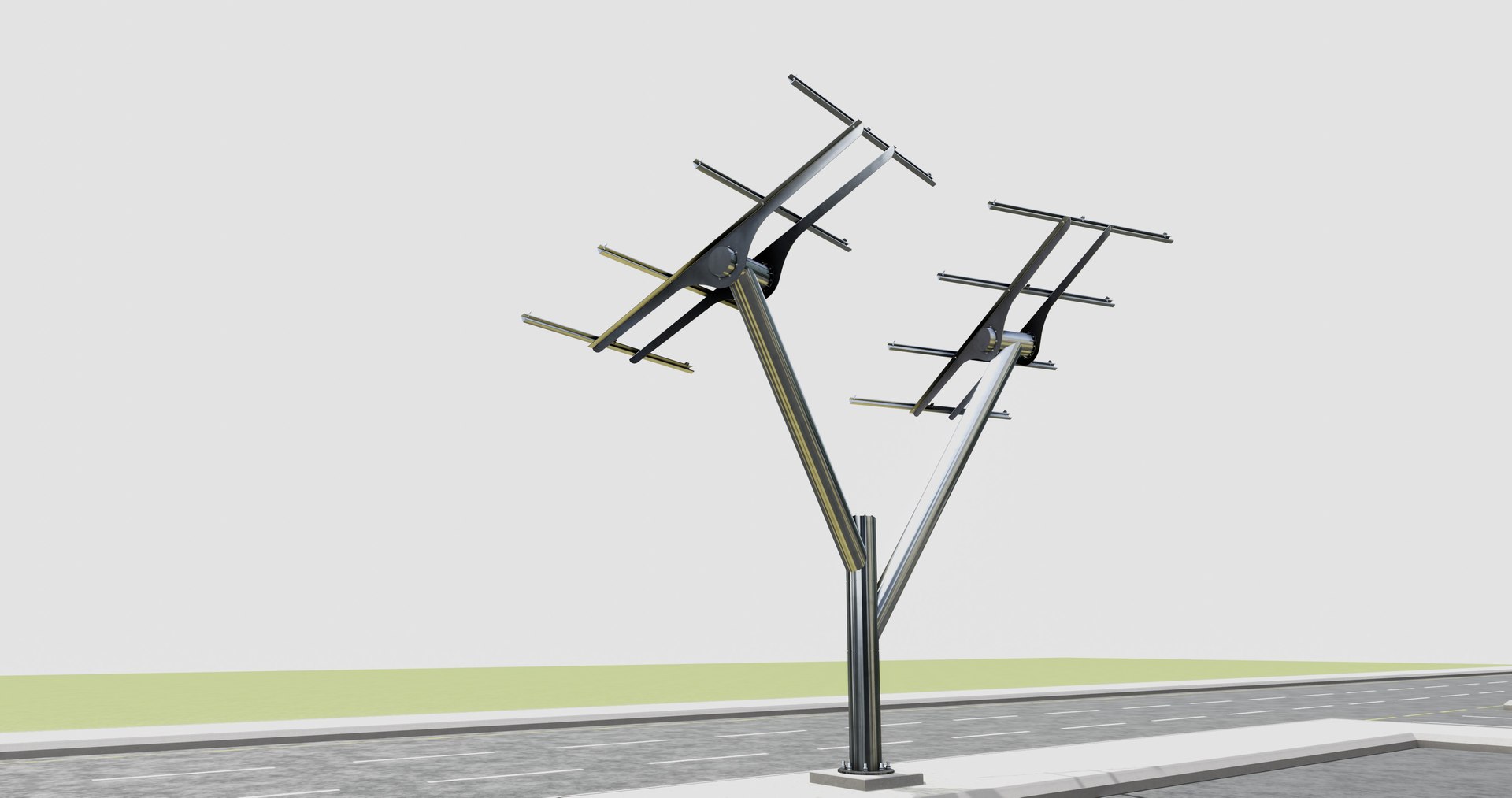 SOLAR ENERGY TREE 3D Model - TurboSquid 2402734