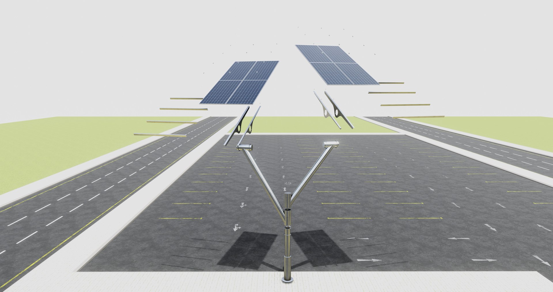 SOLAR ENERGY TREE 3D Model - TurboSquid 2402734