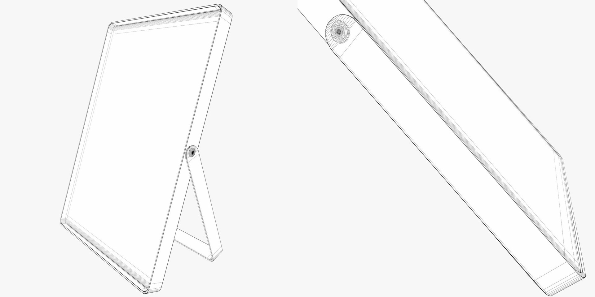 Table Mirror 3D Model - TurboSquid 2098944