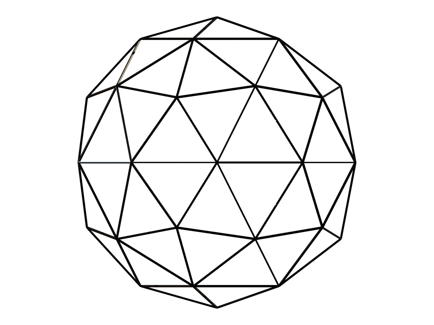 Wireframe Shape Geodesic Polyhedron Sphere 3D Model - TurboSquid 2162804