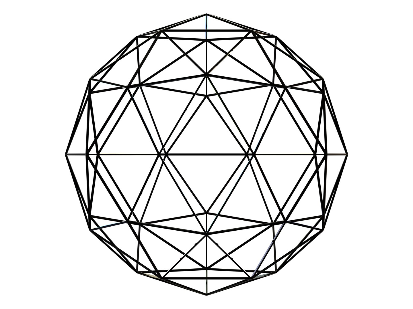 Wireframe Shape Geodesic Polyhedron Sphere 3D Model - TurboSquid 2162804