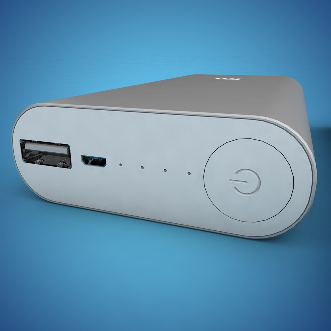 3d 3ds Xiaomi Mi Power Bank