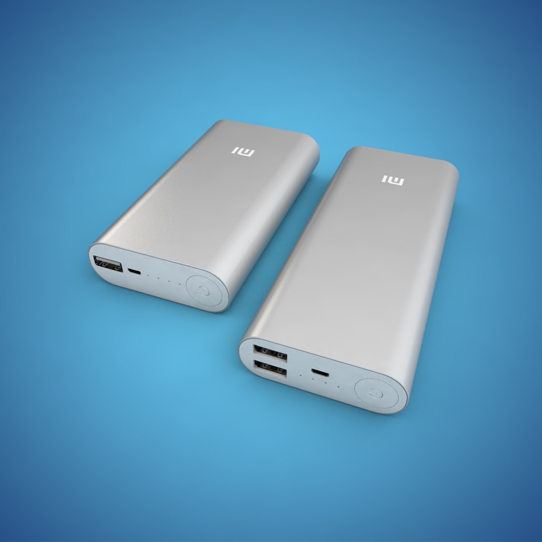 3d 3ds Xiaomi Mi Power Bank
