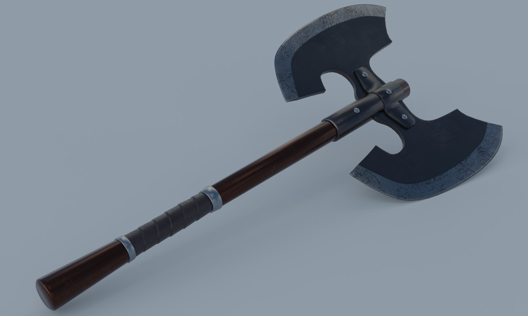 Battle Axe Weapon PBR 3D Model 3D Model - TurboSquid 1973595