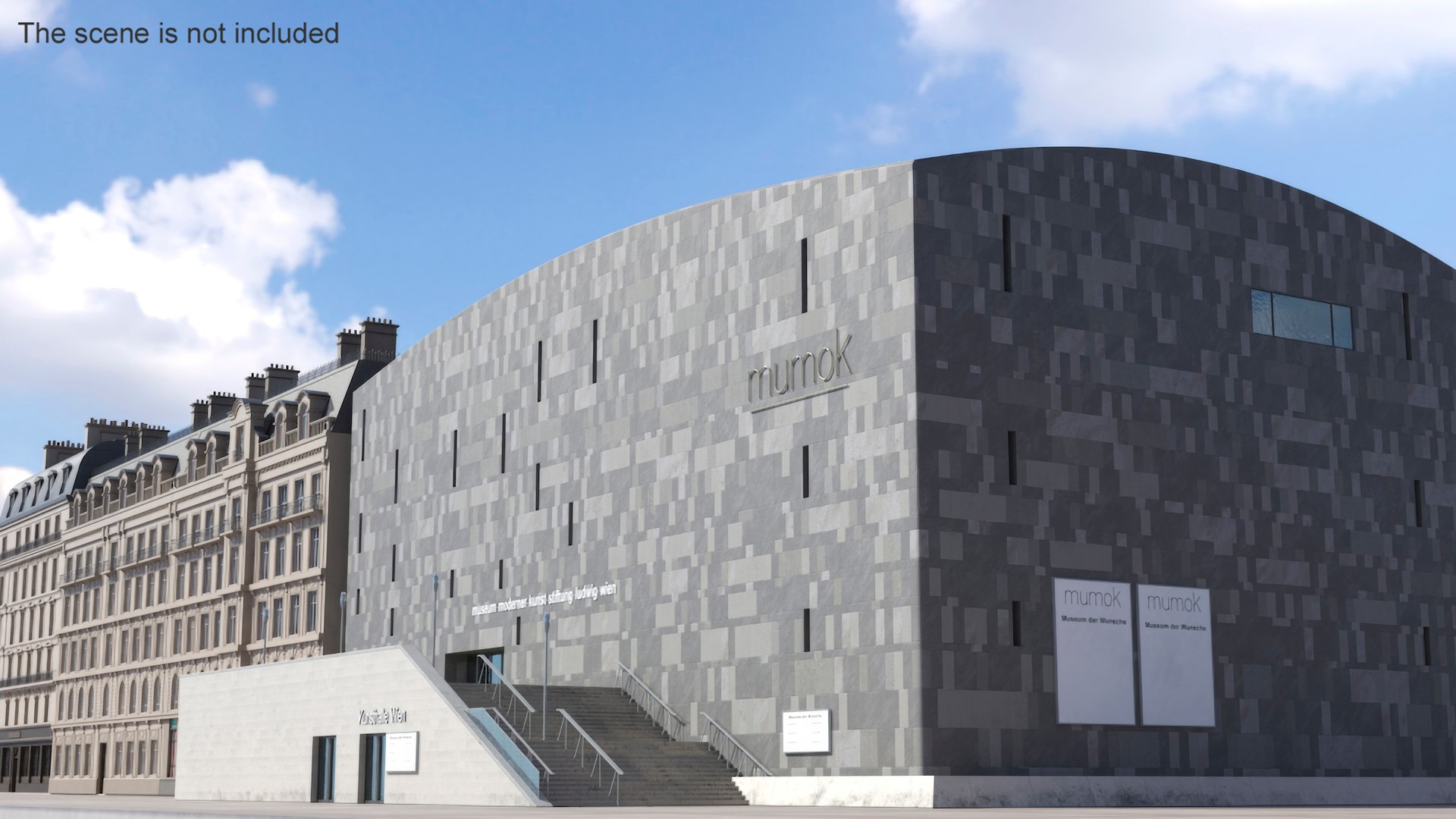 MUMOK Museum Building 3D - TurboSquid 2280198
