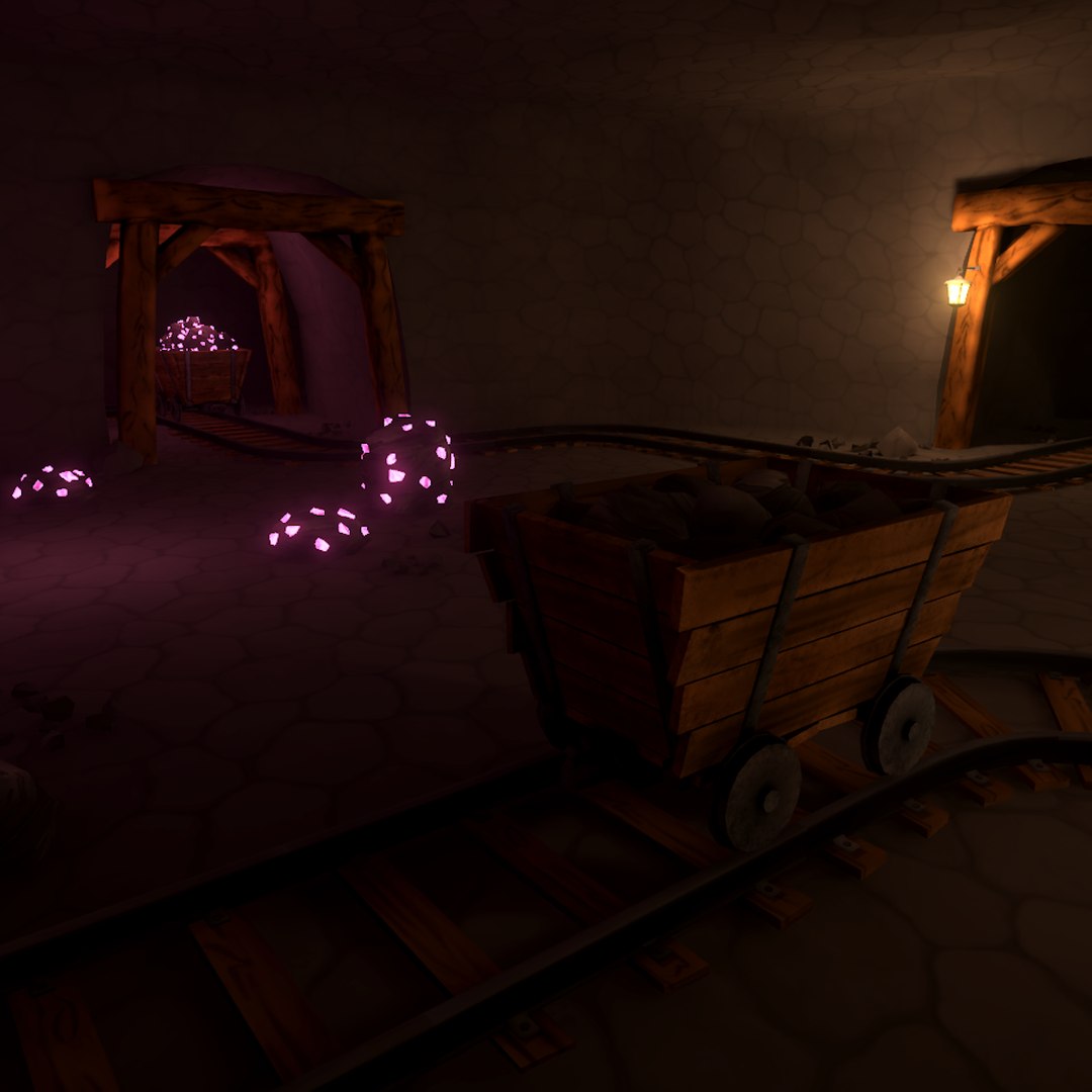 3D Mine - Stylized Fantasy Environment Model - TurboSquid 2295143