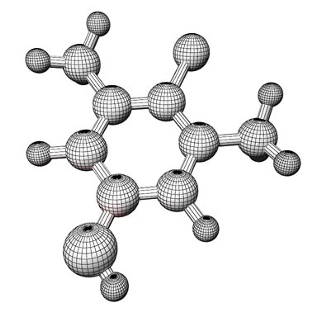 Dettol Molecule Structure 3d 3ds