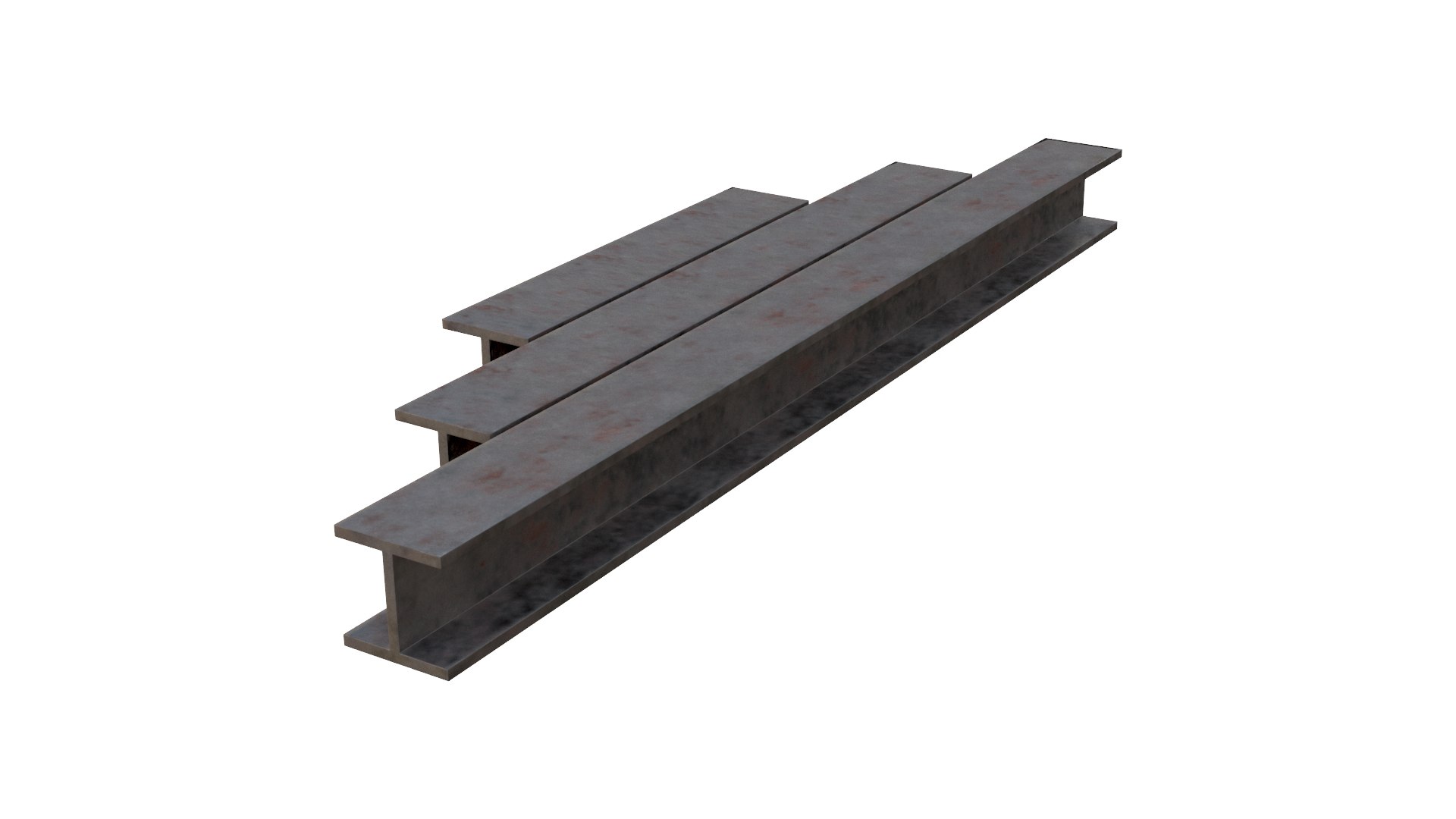 IronBeams Model - TurboSquid 2281852