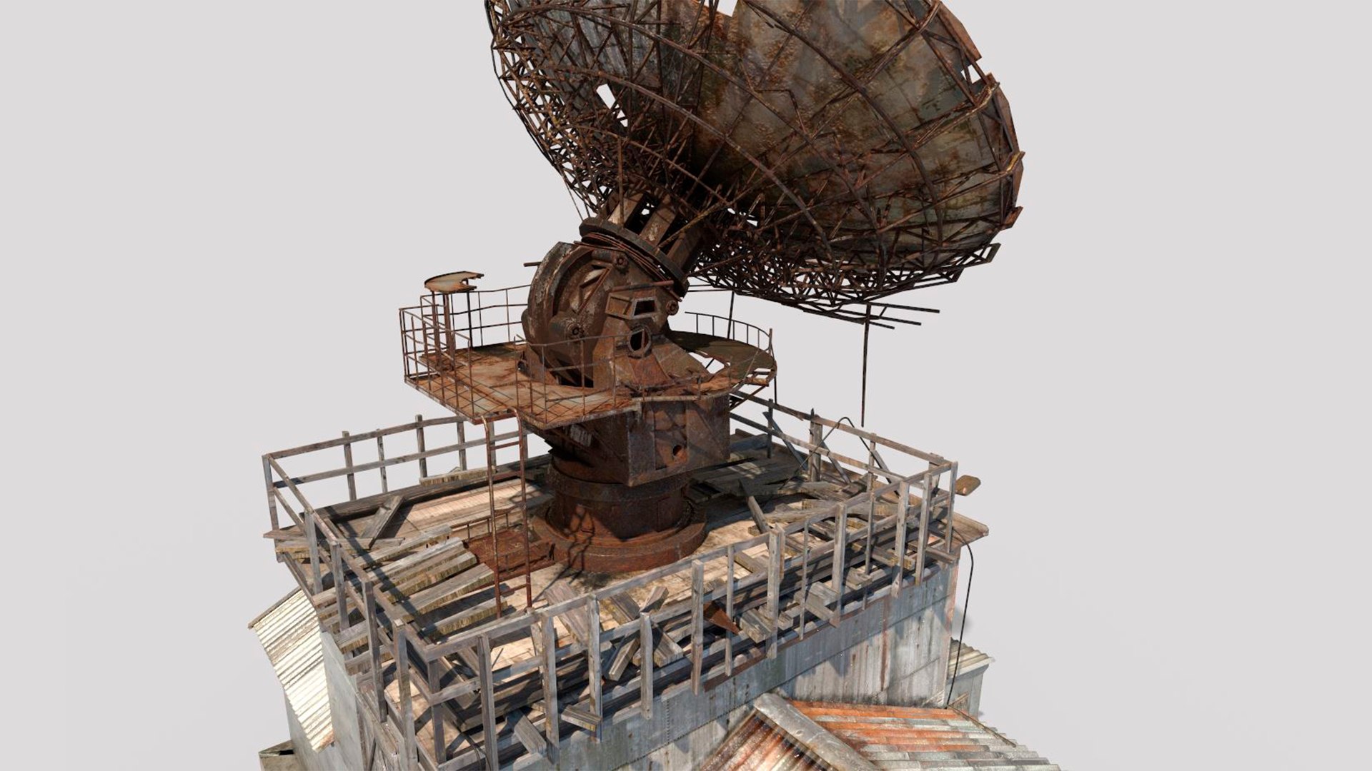 Abandoned Radar Station 3D - TurboSquid 2269598