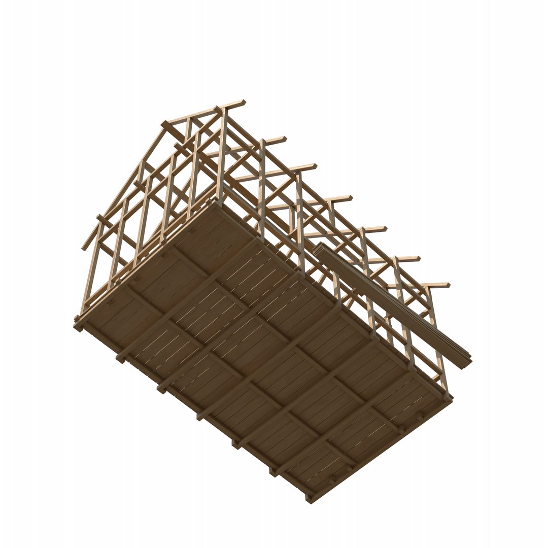 House Frame 3D Model - TurboSquid 2237355