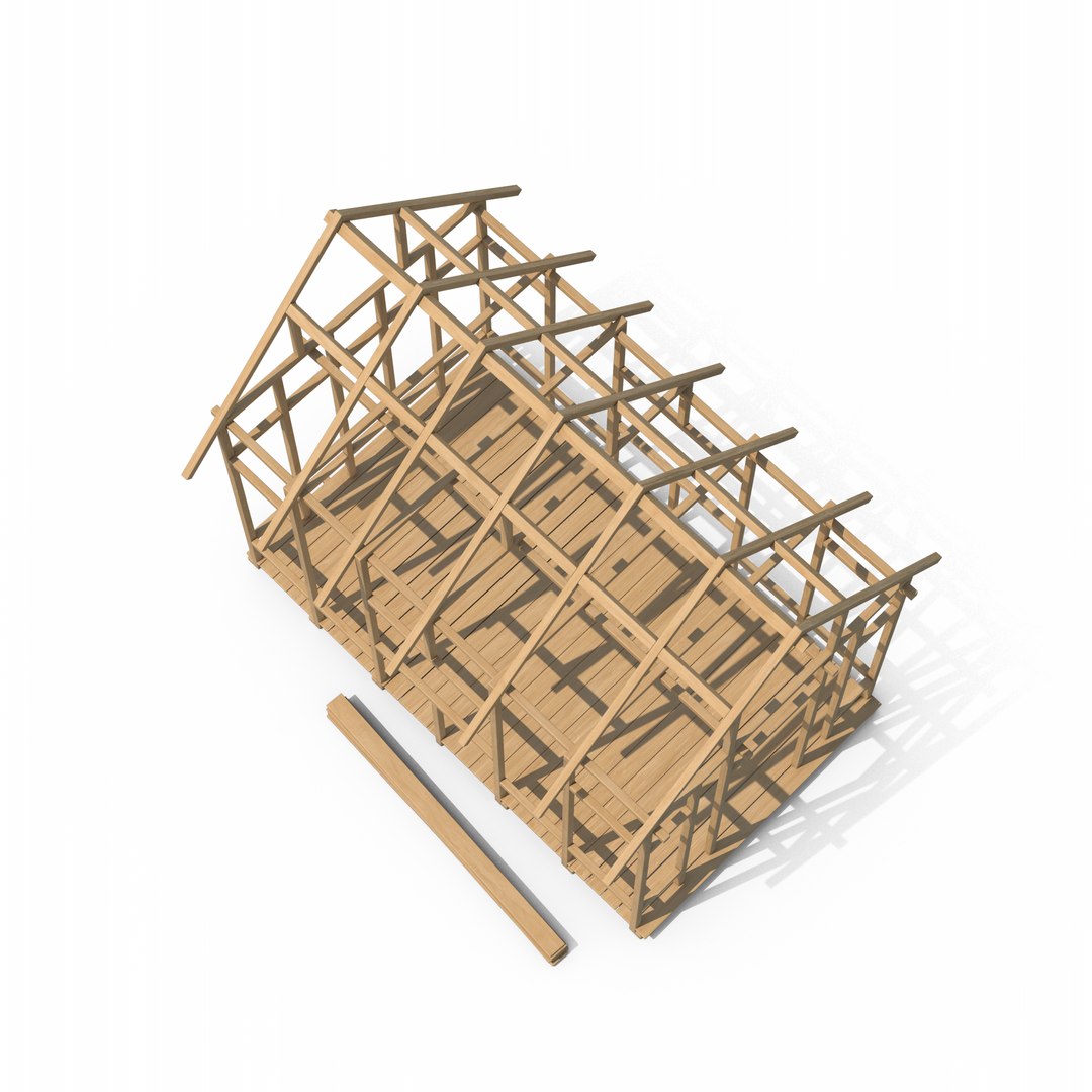 House Frame 3D Model - TurboSquid 2237355
