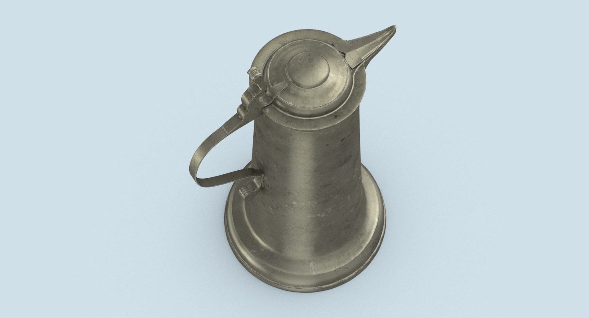 Pewter-pitchers---tall-pitcher 3D Model - TurboSquid 1167499