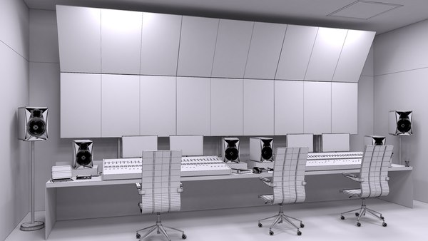 3D Tv Production Control Room - TurboSquid 1804316