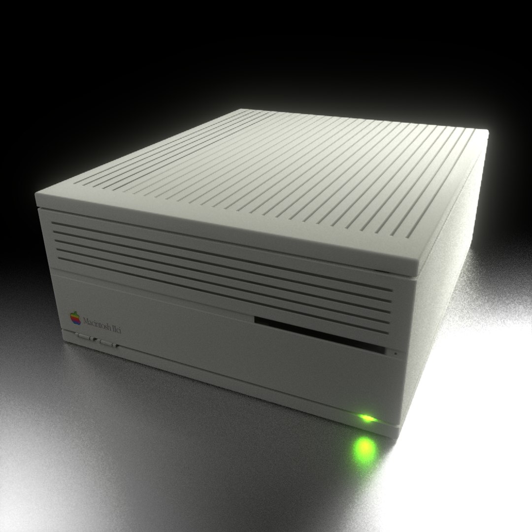 3d Model Apple Macintosh Iici