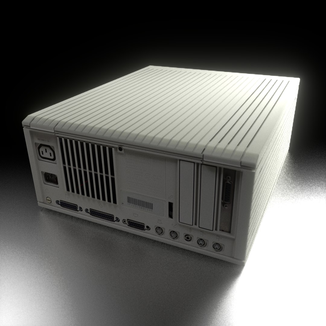 3d Model Apple Macintosh Iici