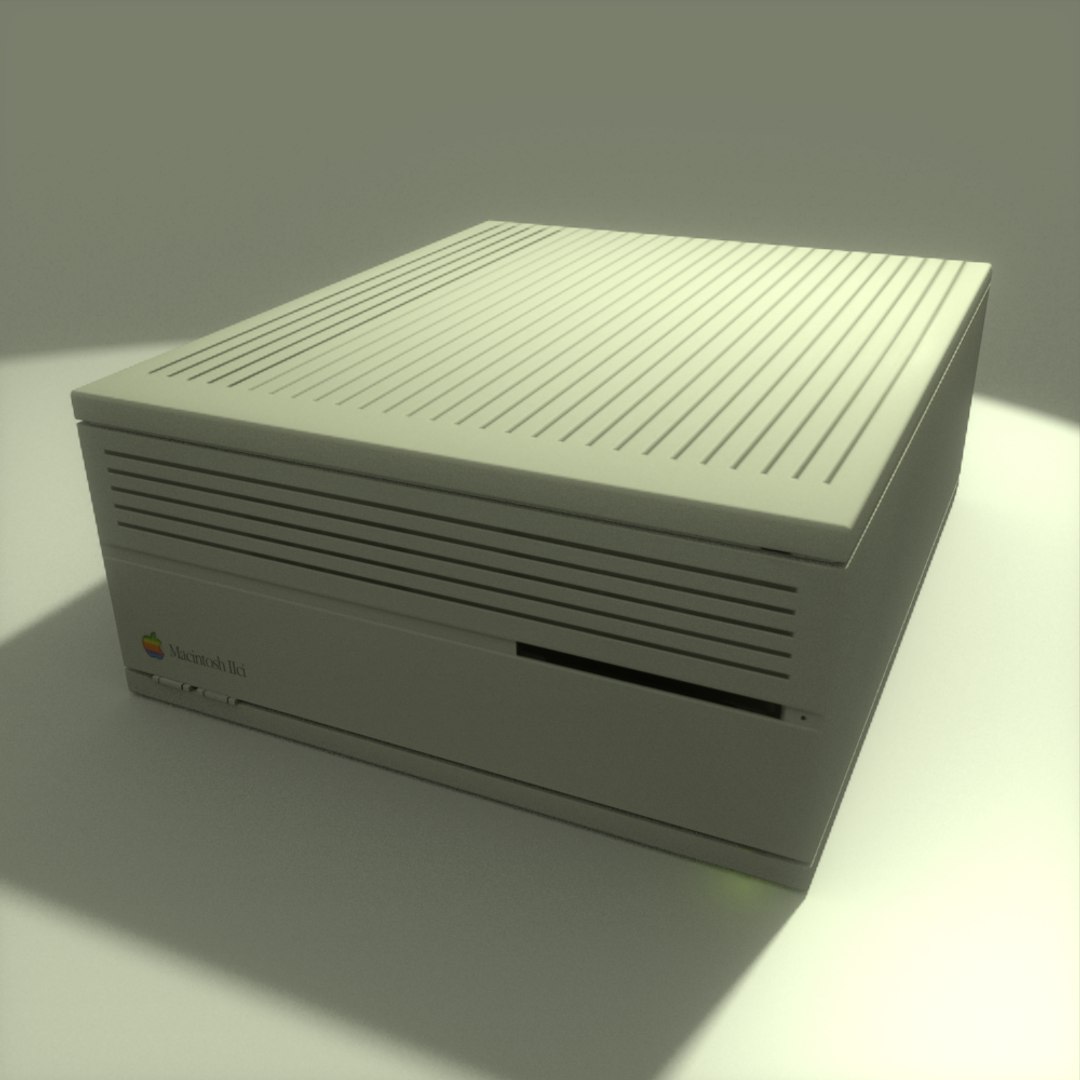 3d Model Apple Macintosh Iici