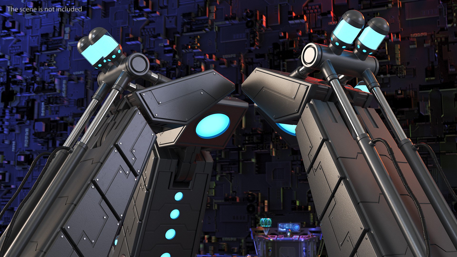 3D Futuristic Teleport Platform - TurboSquid 2194886