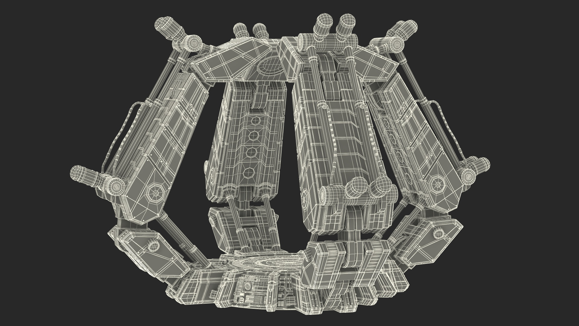 3D Futuristic Teleport Platform - TurboSquid 2194886