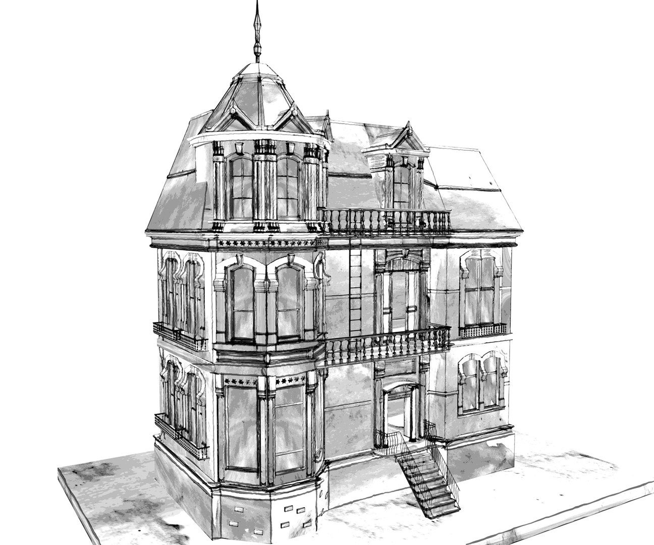 3D Sketch And Hand Painting Style Material For Cinema4d - TurboSquid ...