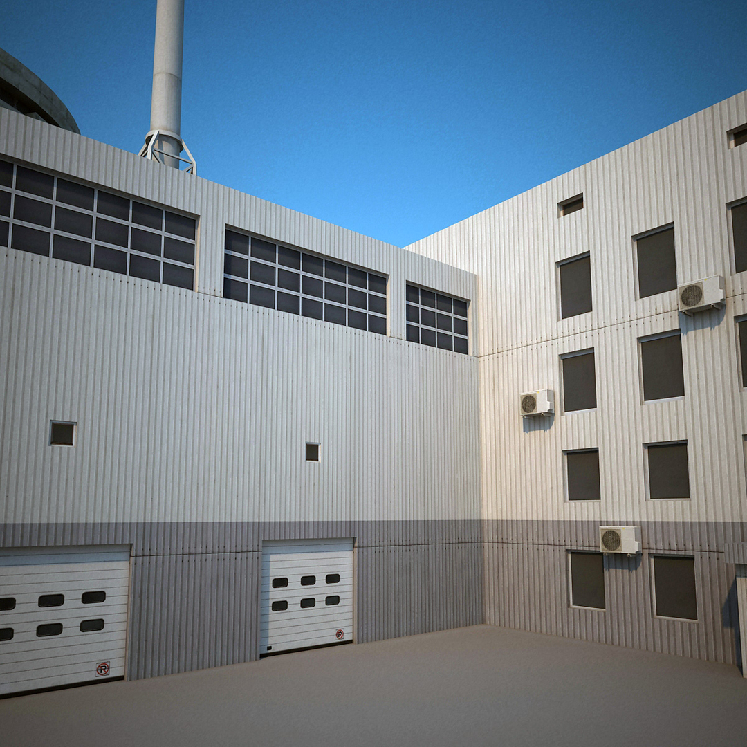 modelo 3d Planta de energía nuclear V2 - TurboSquid 609940