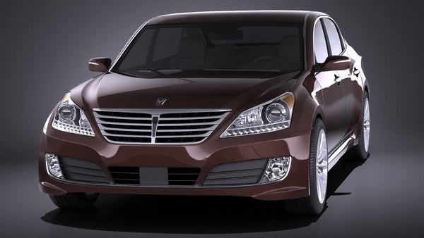 2016 hyundai equus 3d model
