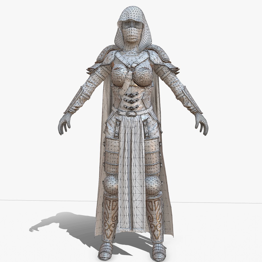3D Assassin Female Body - TurboSquid 1361578